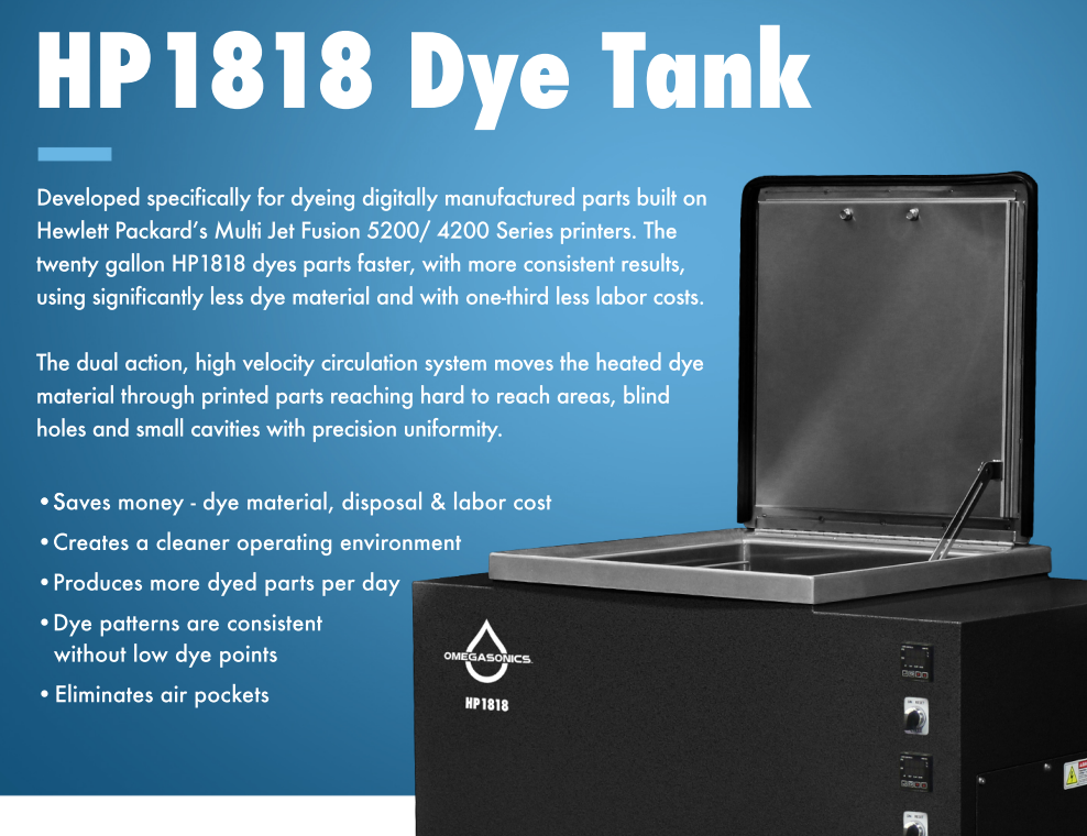 Affordable and effective way to dye HP 3D MJF Parts